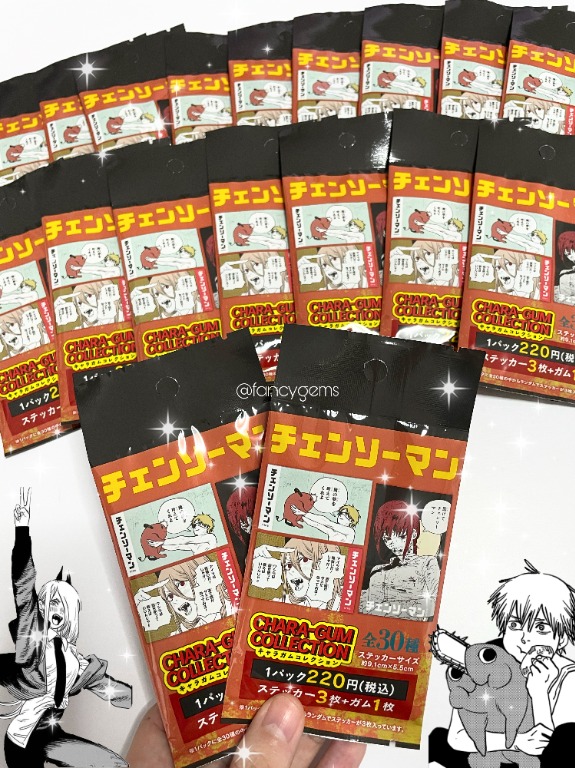 [INSTOCK] Chainsaw Man Chara StickeR, Hobbies & Toys, Memorabilia ...