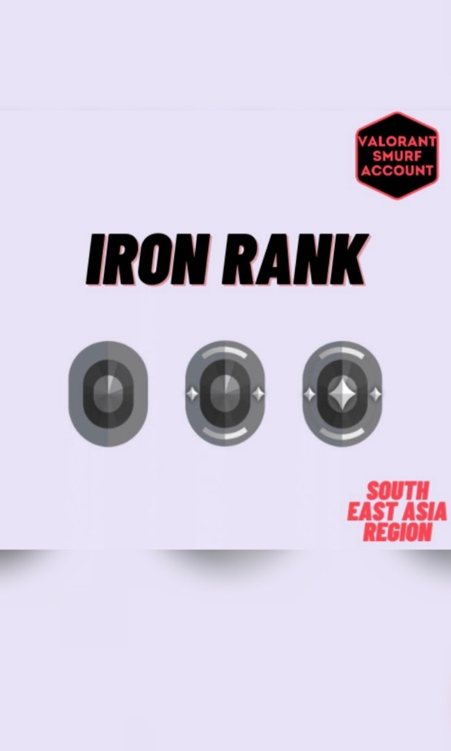 IRON 1 VALORANT ACCOUNT, Video Gaming, Gaming Accessories, In-Game ...