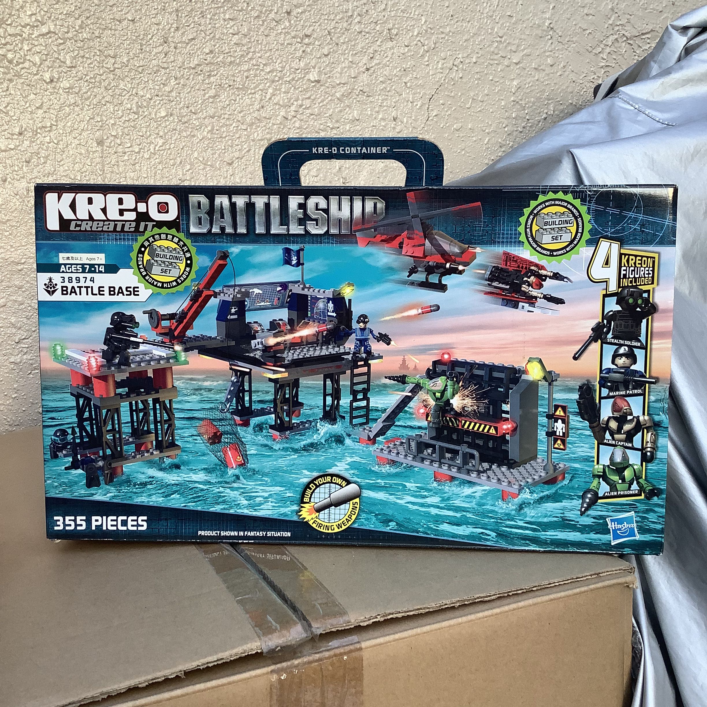 Kreo Battleship Game Build (like lego), 興趣及遊戲, 玩具 & 遊戲類 - Carousell