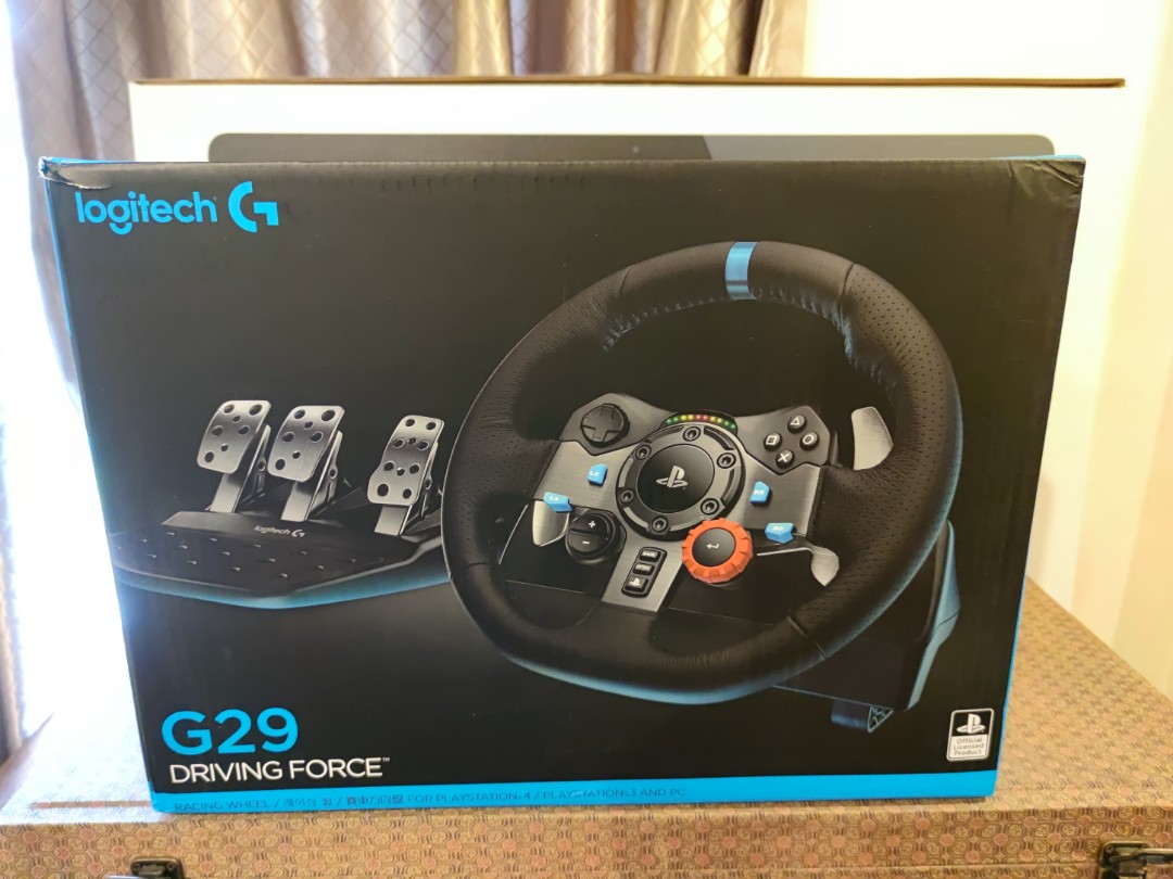 Logitech G29 Steering Wheel and Pedal [Used], Video Gaming, Gaming ...