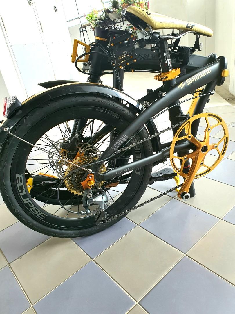 Camp Gold Limited Edition, 20 inch folding bike, Sports Equipment ...