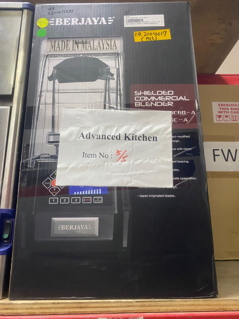 [NEW] Berjaya Shielded Commercial Blender, TV & Home Appliances ...