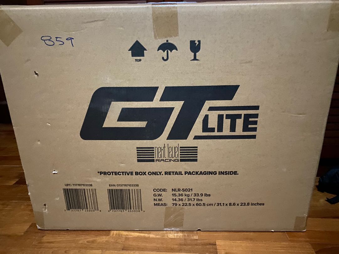 Next Level Racing GT Lite Foldable Simulator Cockpit, Video Gaming ...
