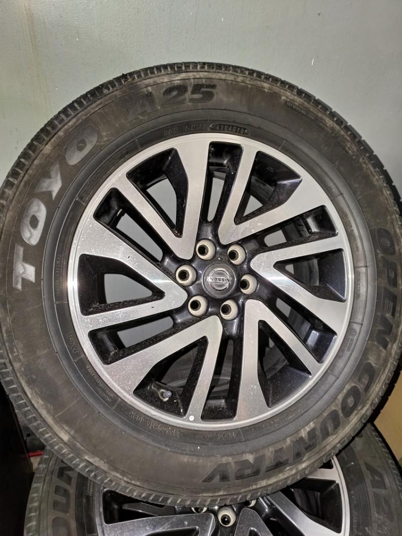 Np300 mags and tires. pcd114, Car Parts & Accessories, Mags and Tires ...