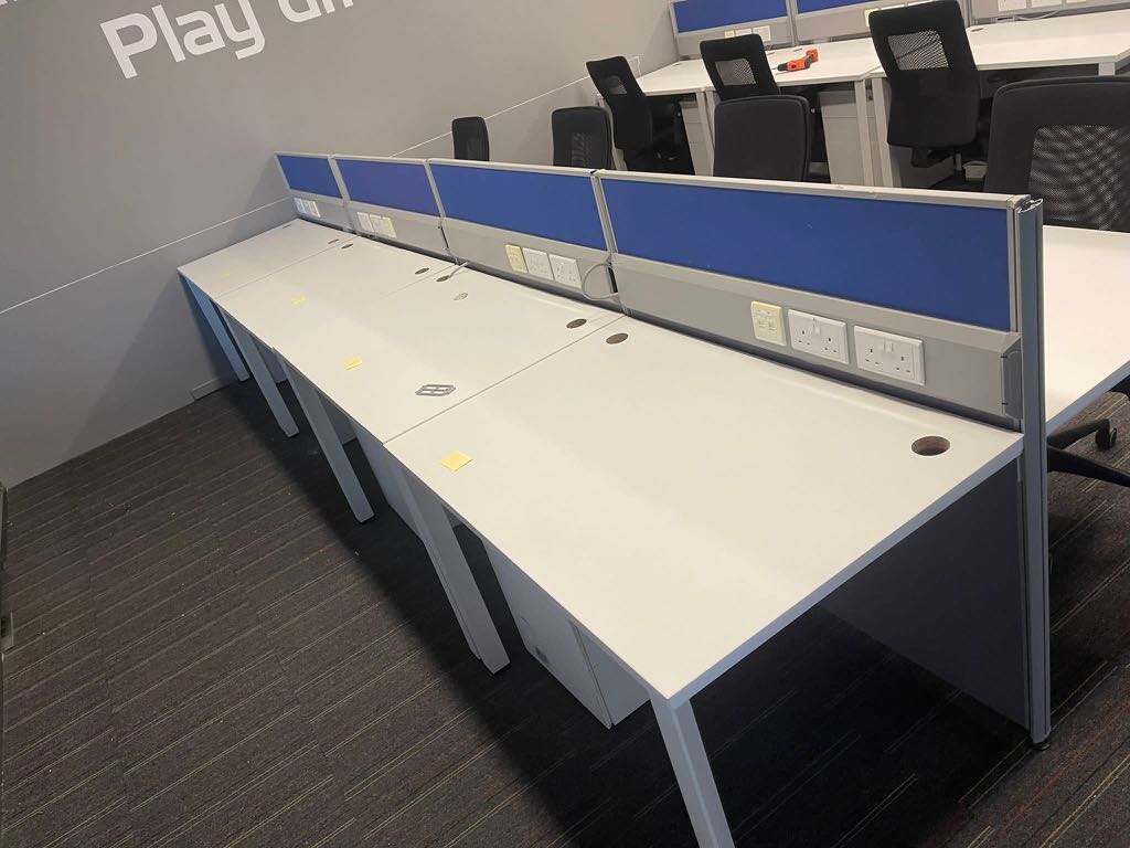 Long Office Table / Desk / Office Furniture / Back to Back , Furniture ...