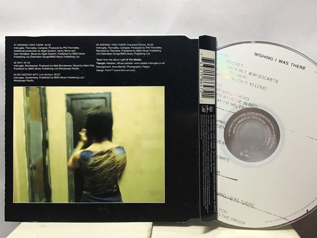 ORIGINAL 1998 PRESS Natalie Imbruglia - Wishing I Was There OOP CD SINGLE Anubis 90s Pop ...