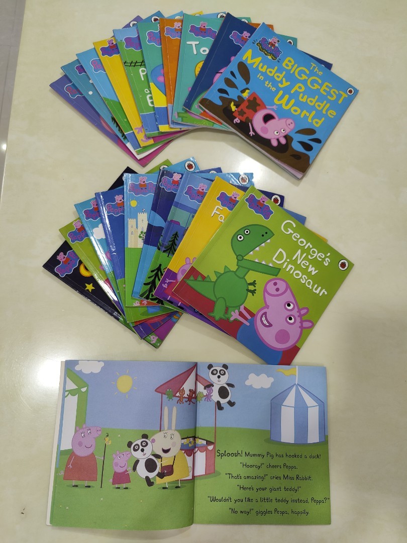 Peppa pig story books (set of 20 books), Hobbies & Toys, Books ...