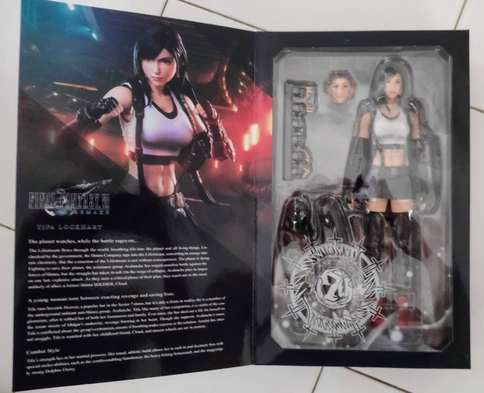 Play Arts Kai Final Fantasy Remake Tifa figure, Hobbies & Toys, Toys ...