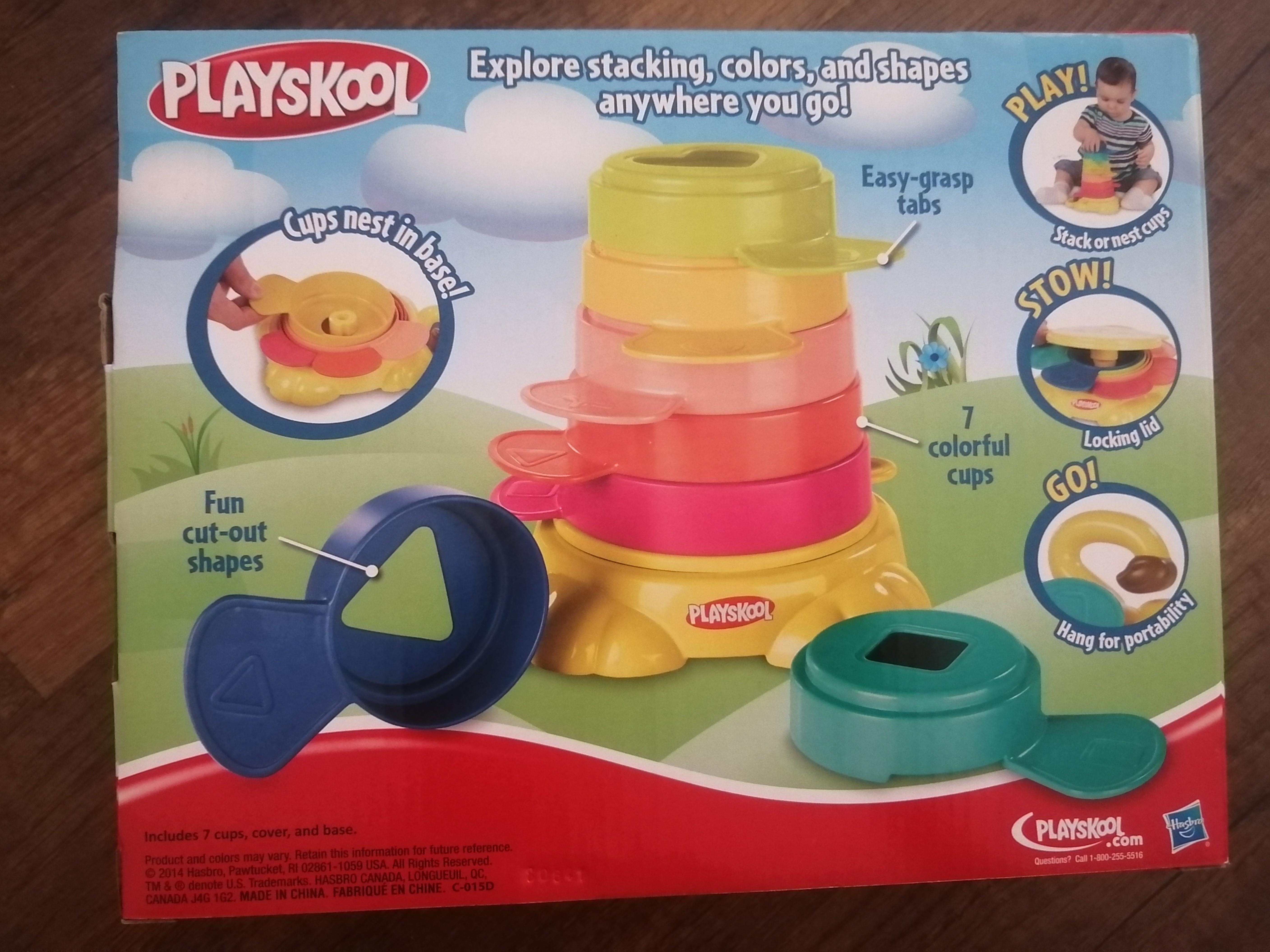 Playskool stack n stow cups baby toys alat permainan, Babies & Kids ...