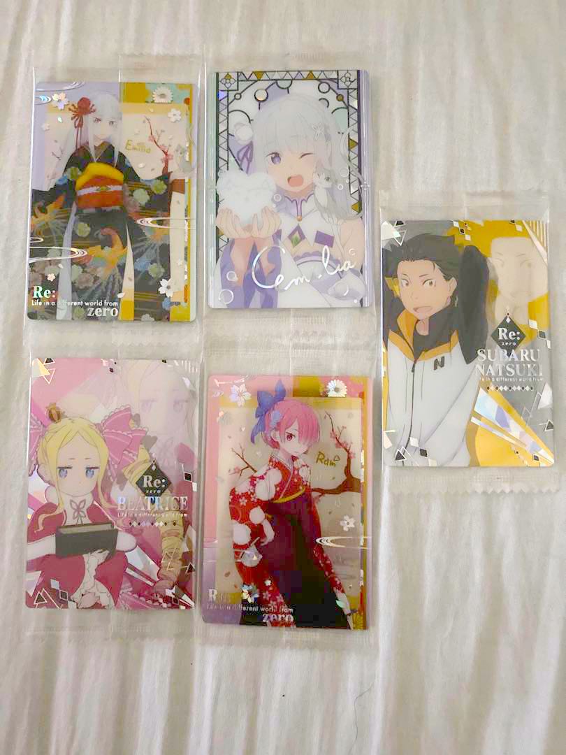 Re Zero vol4 wafer card, Hobbies & Toys, Memorabilia & Collectibles ...