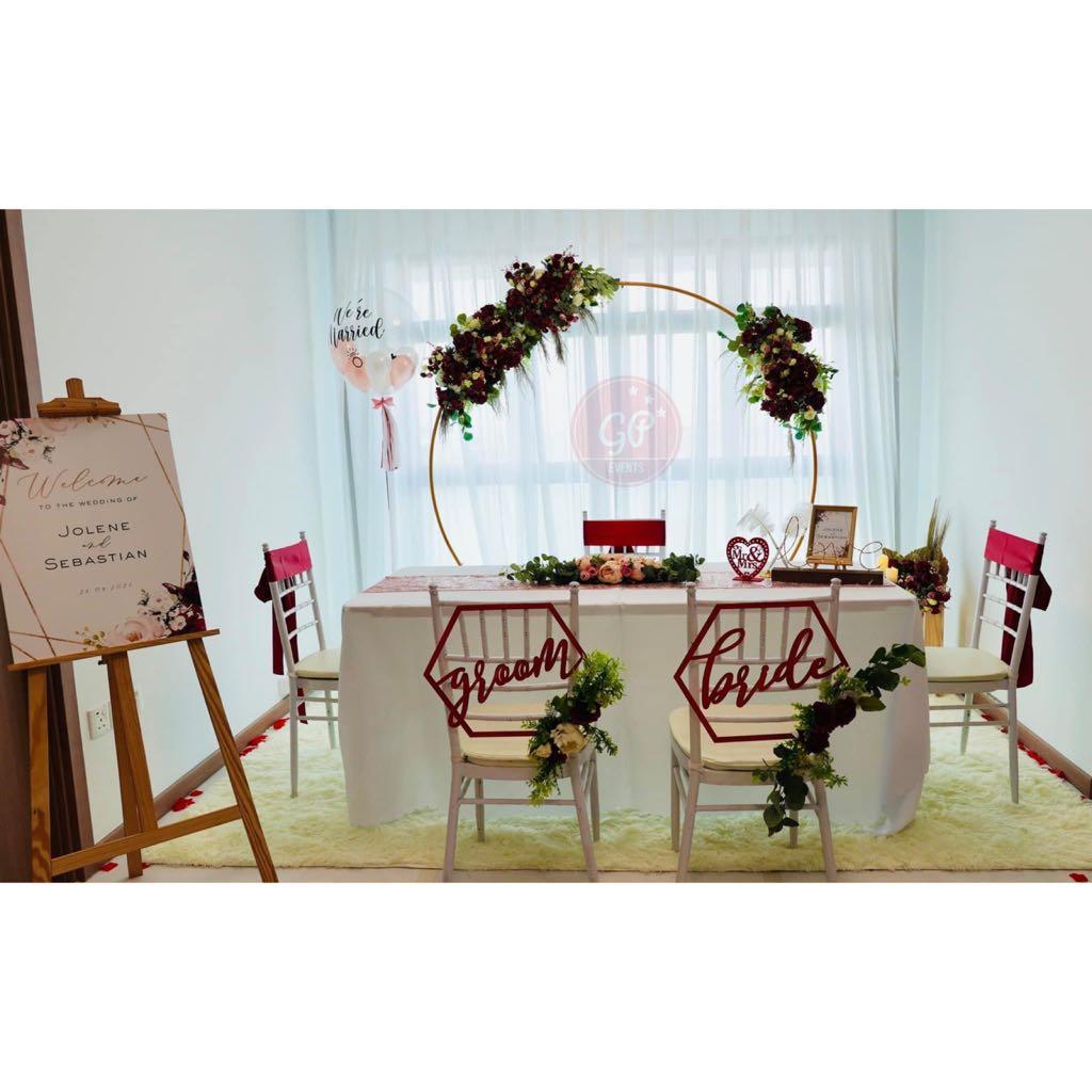 ROM Solemnization Decor Set Up, Lifestyle Services, Event & Party ...