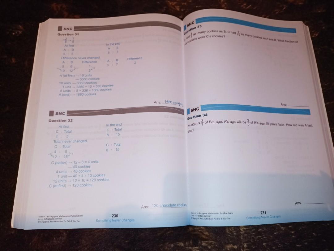 Score A* in Singapore Mathematics Problem Sums, Hobbies & Toys, Books ...
