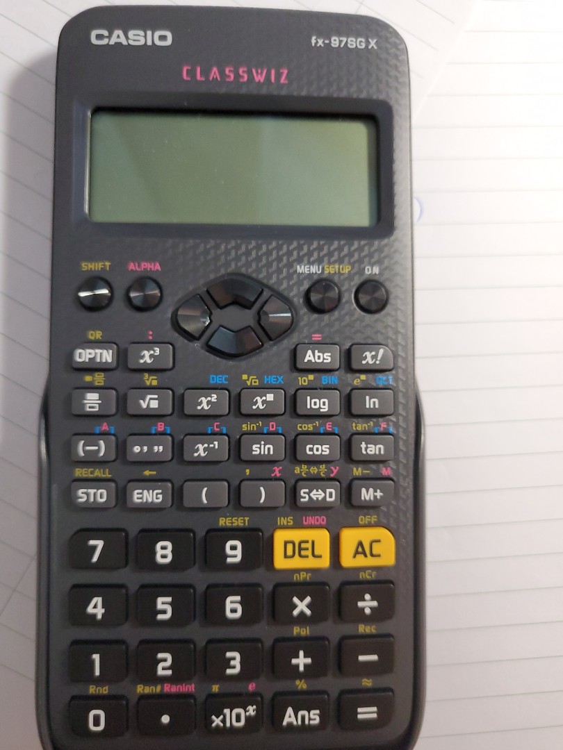 SEAB Approved PSLE/O Level/A Level Mathematics Calculator CASIO FX-97SG ...