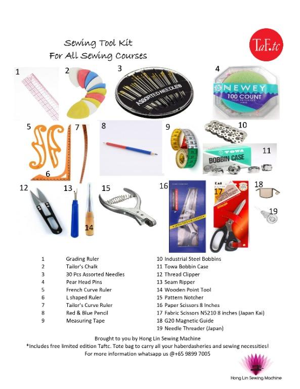 Sewing Toolkit Worth $70!!! With Free delivery and Limited Edition Tote Bag from Taftc ...