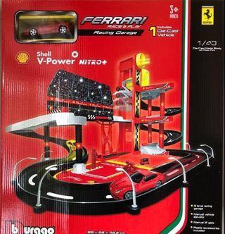 Shell V-Power NITRO+ Ferrari Race & Play Racing Garage, Hobbies & Toys ...
