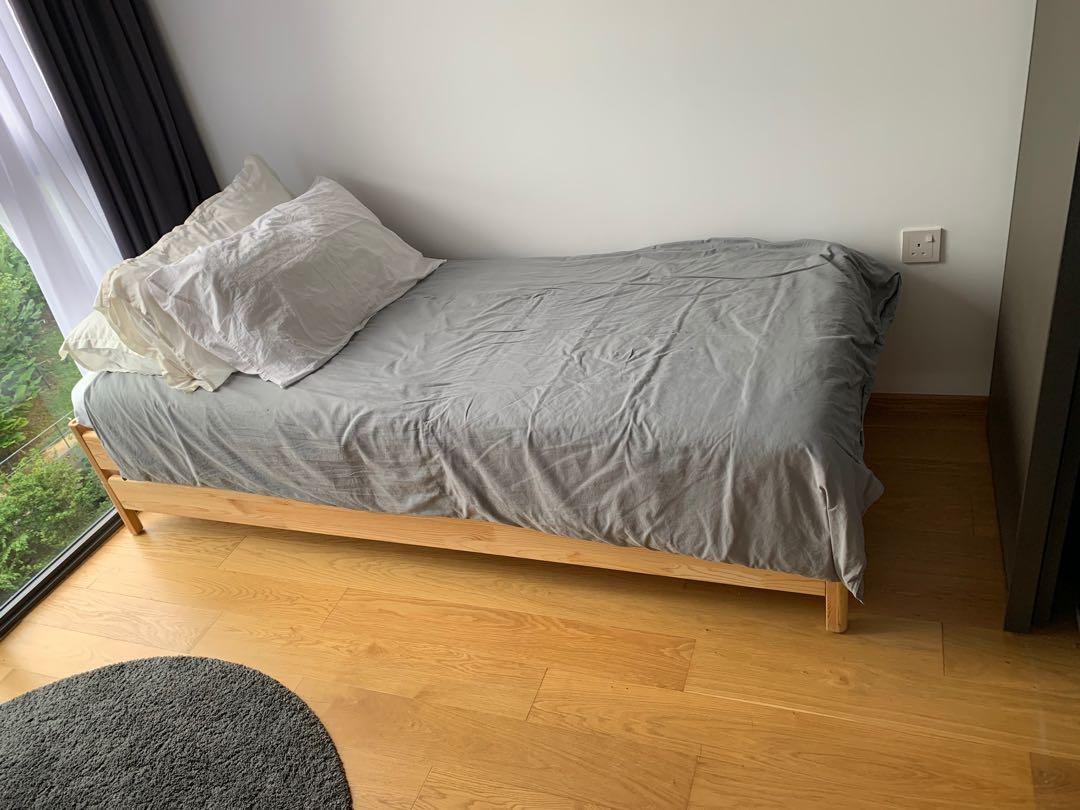 Single bed expandable to double, Furniture & Home Living, Furniture ...