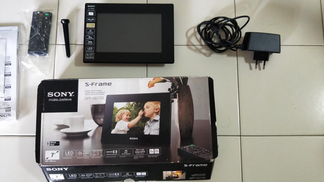 Sony S - Frame Digital Frame working condition $10, TV & Home ...