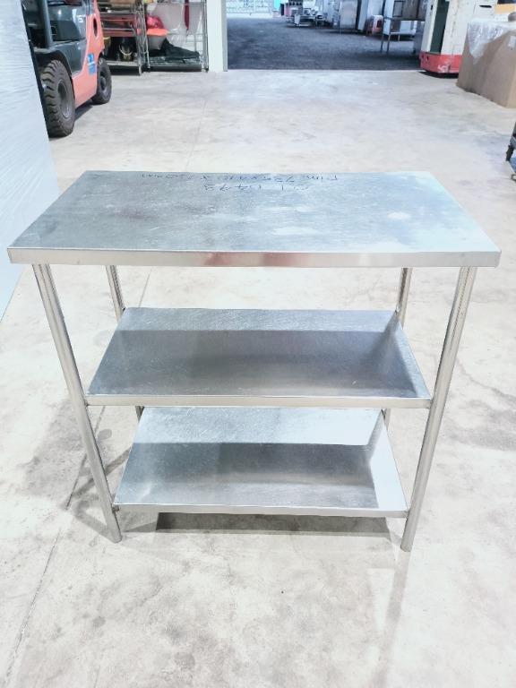 Stainless steel 3 tier work table, TV & Home Appliances, Kitchen ...