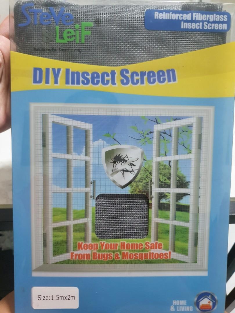 Steve & Leif DIY Insect Screen, Furniture & Home Living, Cleaning ...