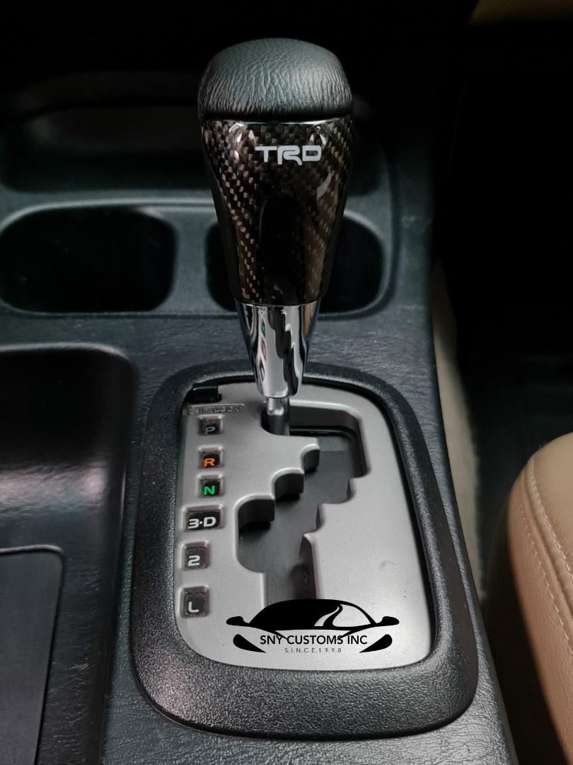TRD real Carbon Fiber shift knob fortuner Altis Vios HiLuX Avanza Yaris ...