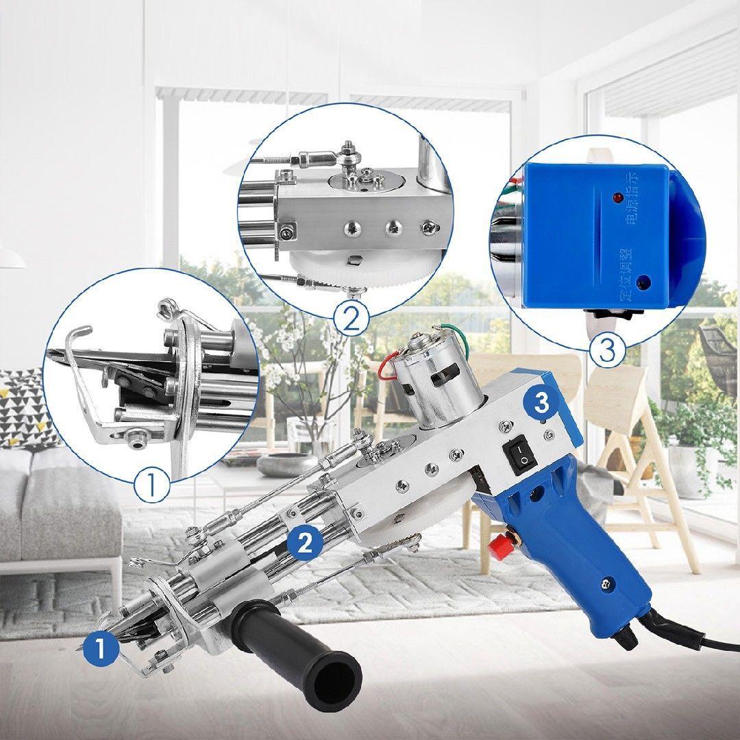 Tufting Gun Craft Art handcrafted Cut Pile Loop Embroidery Tuft Rug ...