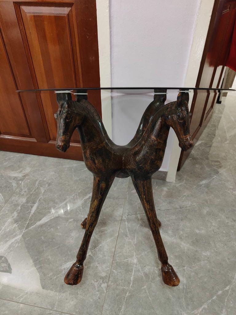 Unique horse table, Furniture & Home Living, Furniture, Tables & Sets ...
