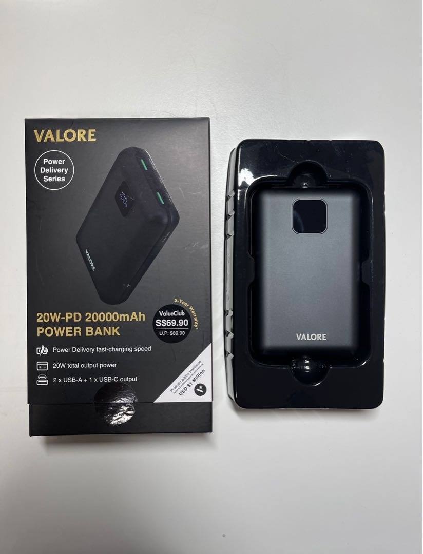 Valore 20W-PD 20000mAh Power Bank, Mobile Phones & Gadgets, Mobile ...