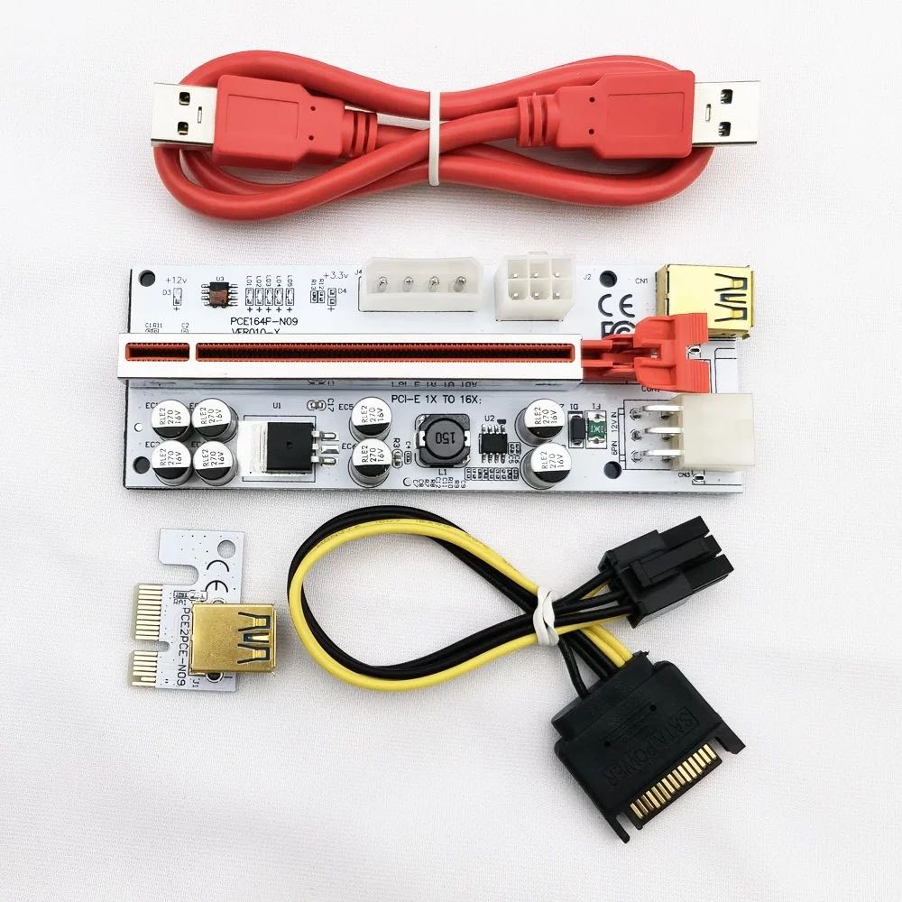 [ LATEST VERSION ] VER010X Mining Riser Latest Version PCIE Mining Rig ...