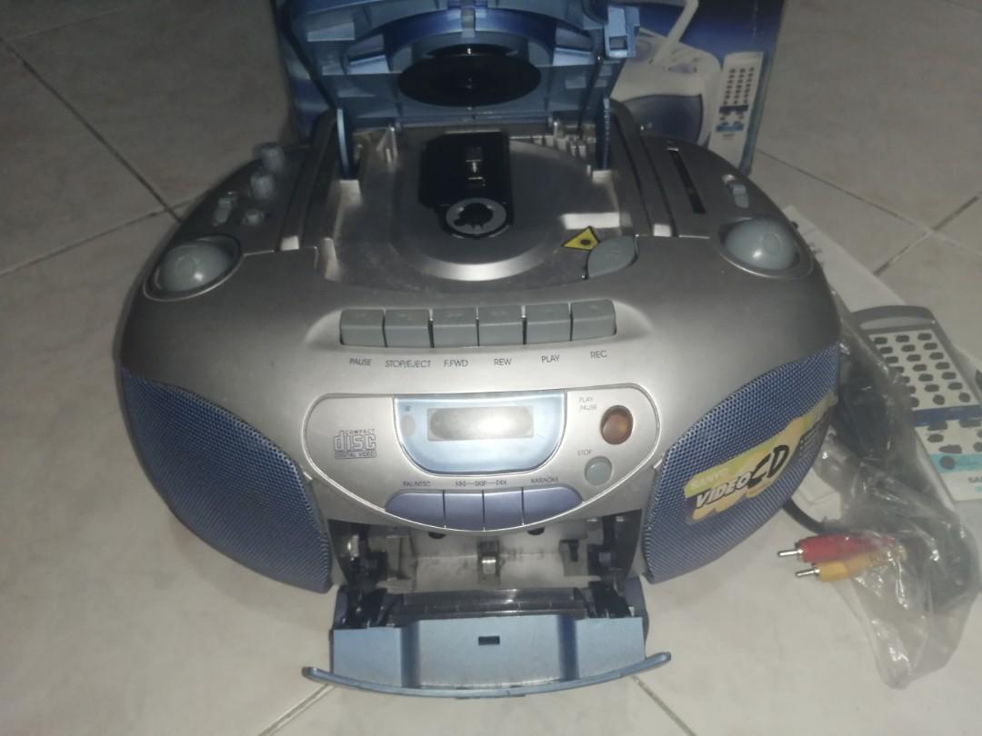 Vintage VCD /CD Radio Cassette Recorder Player, Audio, Soundbars ...