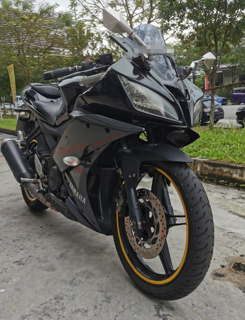 Yamaha R15 V2, Motorcycles, Motorcycles for Sale, Class 2B on Carousell