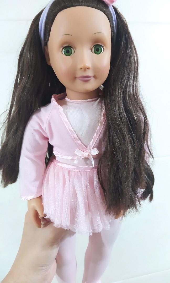 18 Big Our Generation Battat Doll With Original Ballerina Outfit
