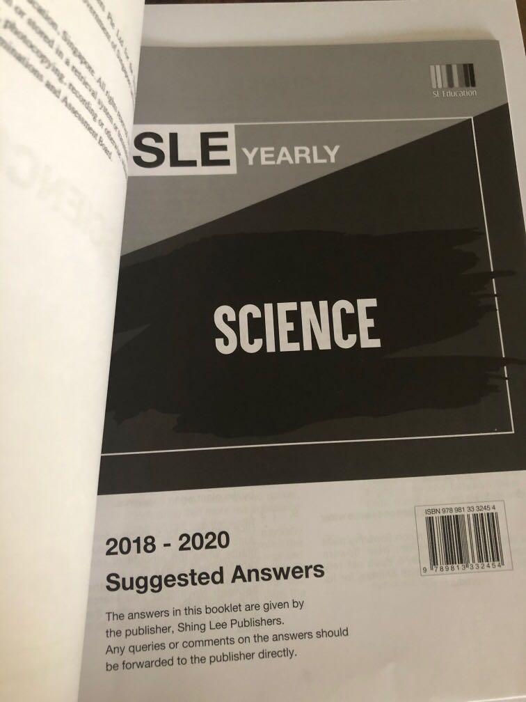2018-2020 PSLE SCIENCE & MATHS, Hobbies & Toys, Books & Magazines ...