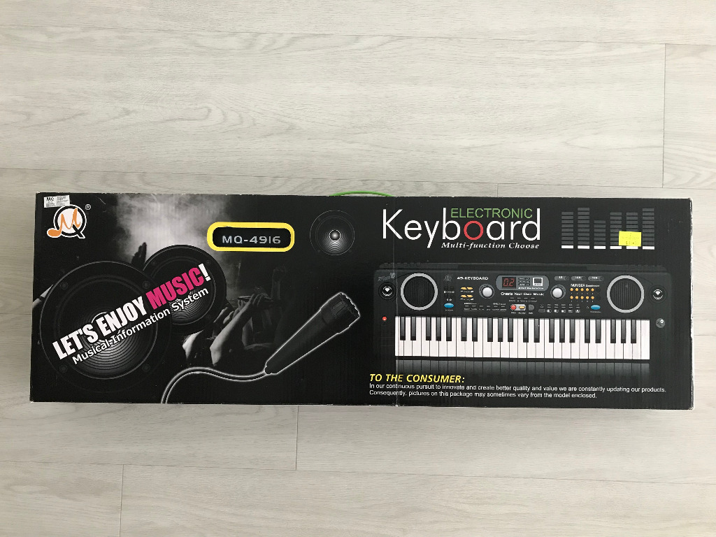 49-key Electronic Keyboard - Music Workstation MQ4916, Hobbies & Toys ...