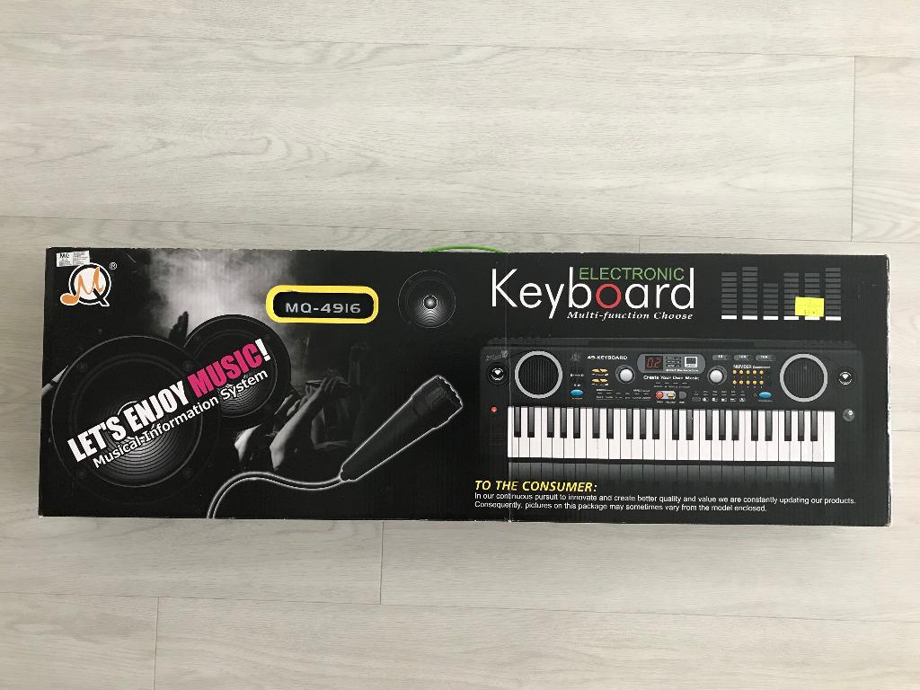 49-key Electronic Keyboard - Music Workstation MQ4916, Hobbies & Toys ...