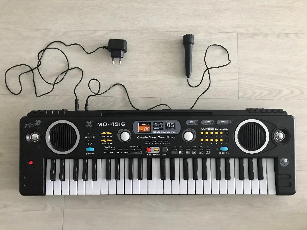 49-key Electronic Keyboard - Music Workstation MQ4916, Hobbies & Toys ...