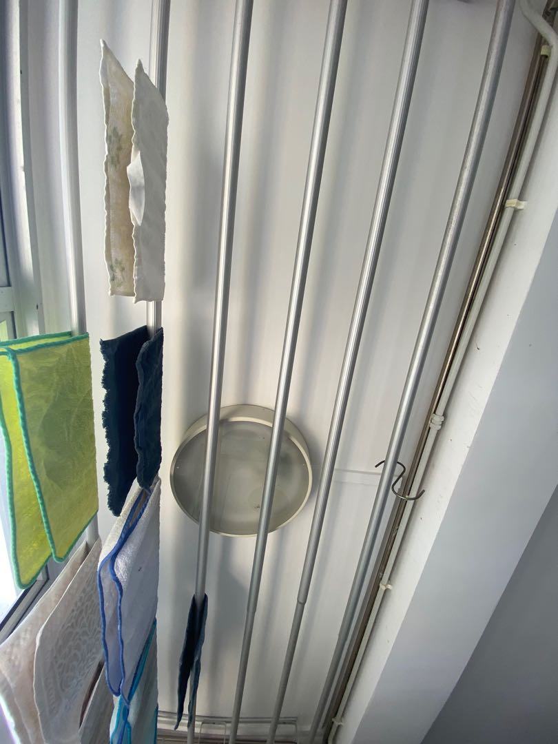 6 extendable laundry aluminium rods, Furniture & Home Living, Home ...