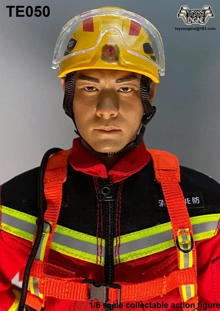 全新 限量 現貨 TOYS ENGINE TOYSENGINE 1/6 HK FIREMAN (HART) HIGH ANGLE RESCUE ...