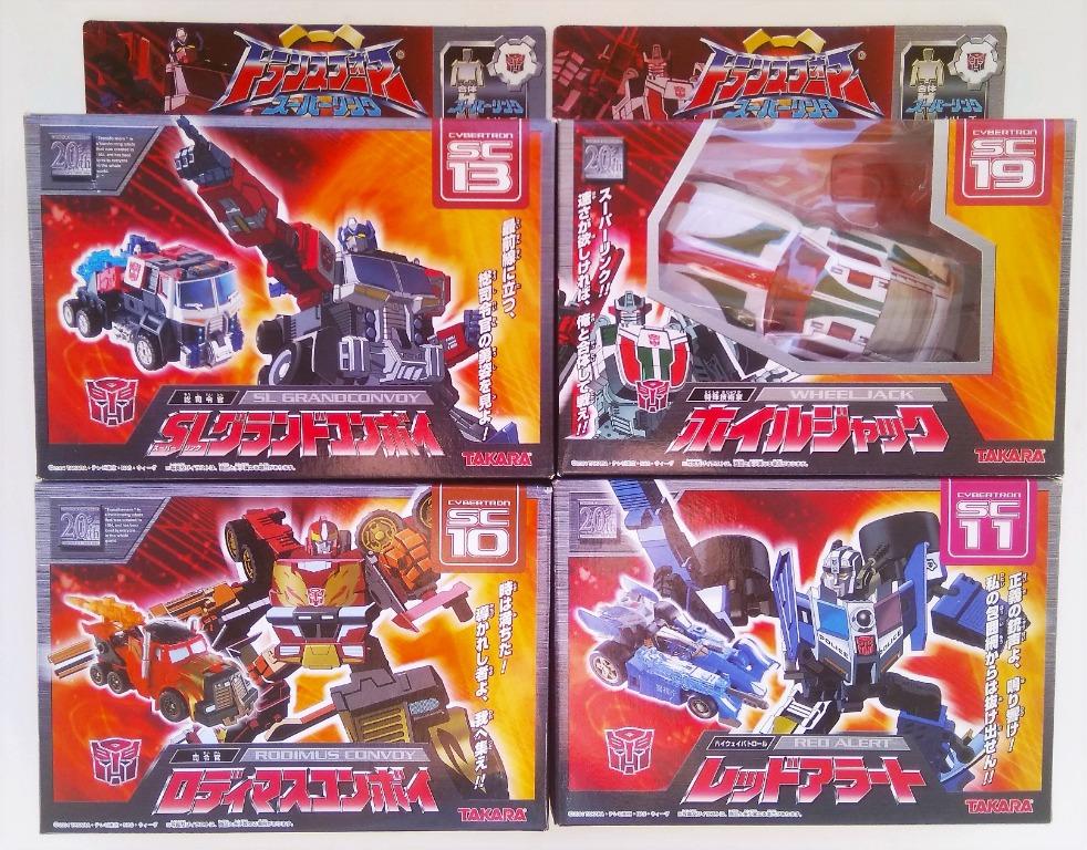 變型金剛 Transformers Super Link SC-10 Rodimus Convoy,SC-11 Red Alert,SC-13 ...