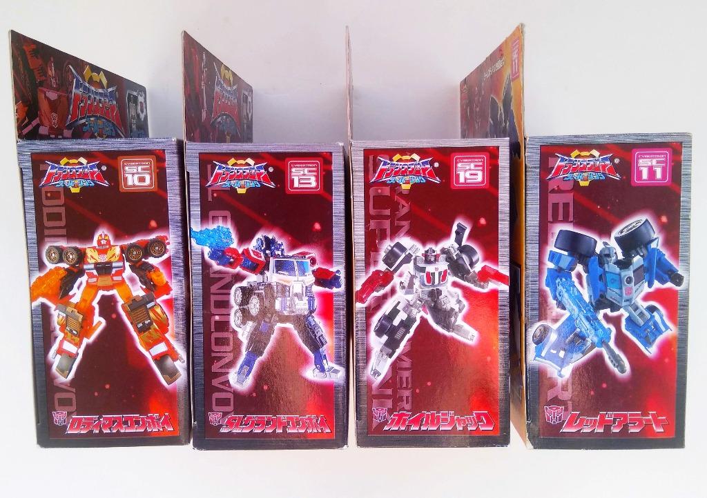 變型金剛 Transformers Super Link SC-10 Rodimus Convoy,SC-11 Red Alert,SC-13 ...