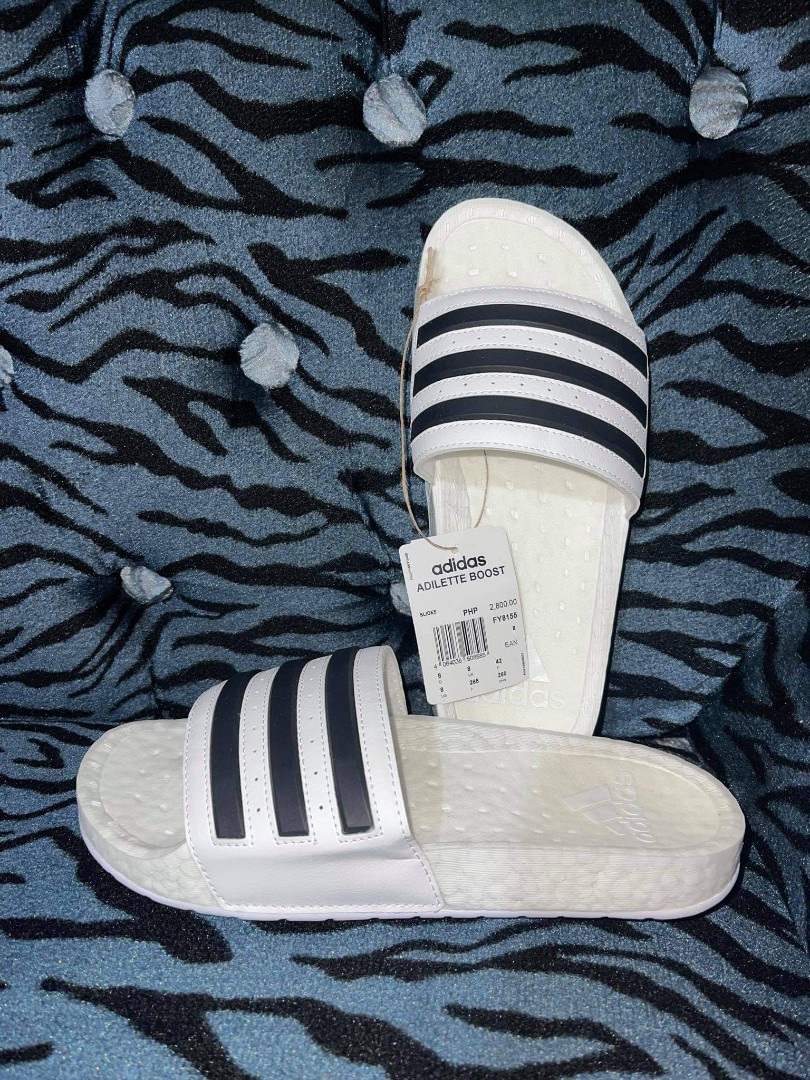 Adidas Adilette Boost, Men's Fashion, Footwear, Slippers & Slides on ...