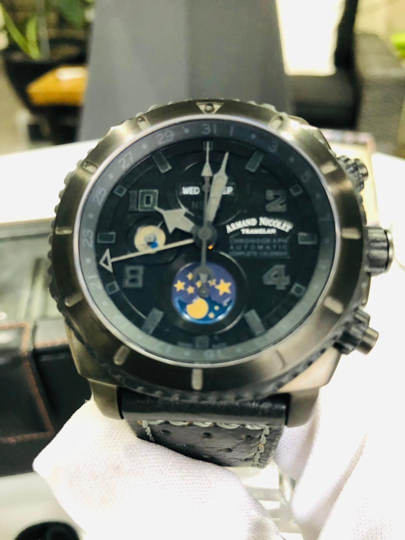 Armand Nicolet Complete Calender Moon Phase Chronograph BNR Franck ...