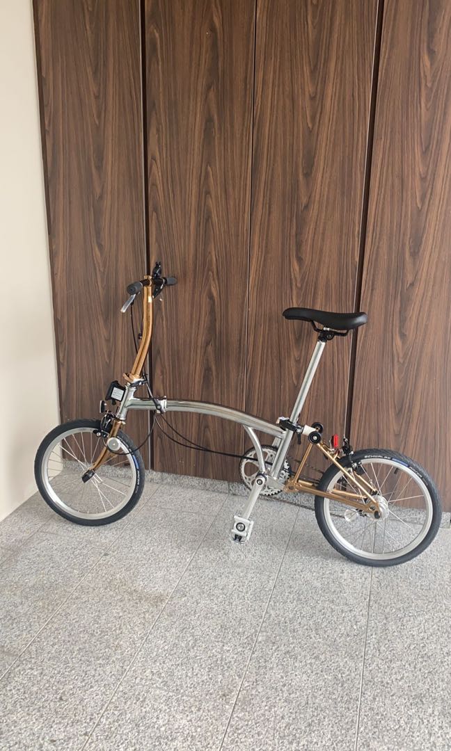 Brompton B75 Parts build up 3 speed Tri-fold bike, Sports Equipment ...