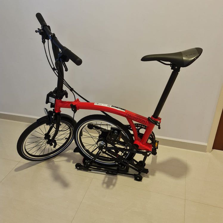 BROMPTON S6L-R 6SPEED ROCKET RED BLACK EDITION 2021, Sports Equipment ...