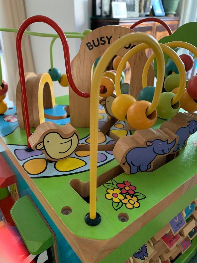 FREE Busy Zoo wooden play, Babies & Kids, Infant Playtime on Carousell