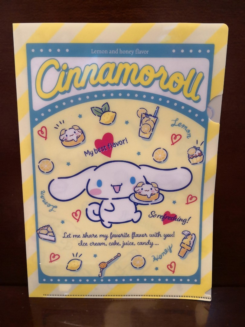 Cinnamoroll A4 file folder, Hobbies & Toys, Stationary & Craft ...