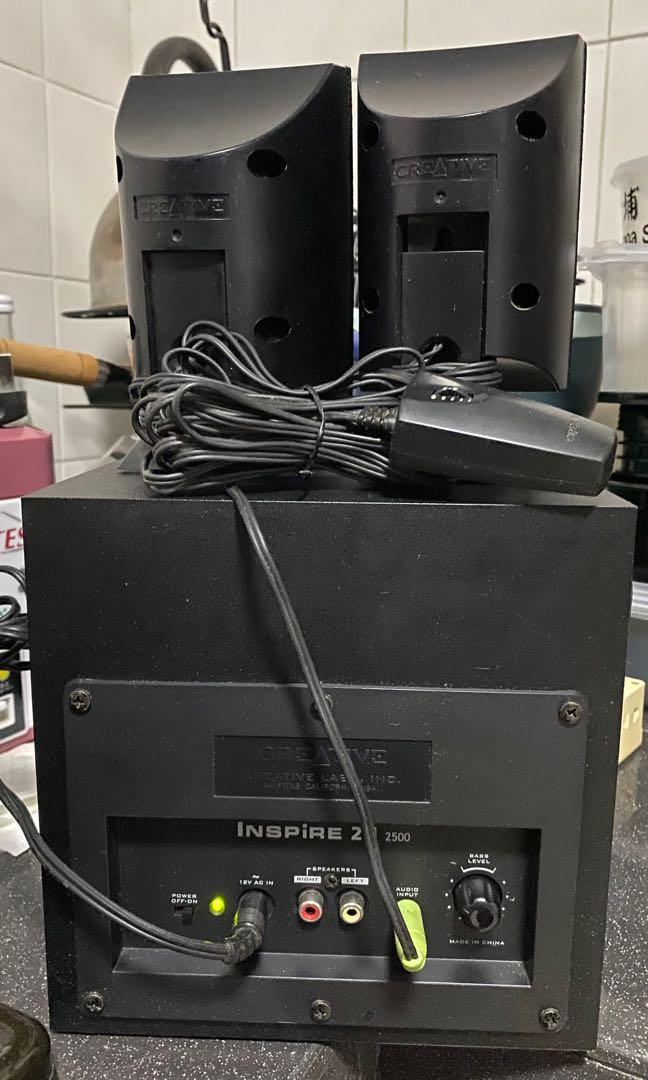 Creative inspire 2.1 2500 speaker with woofer, Audio, Soundbars ...