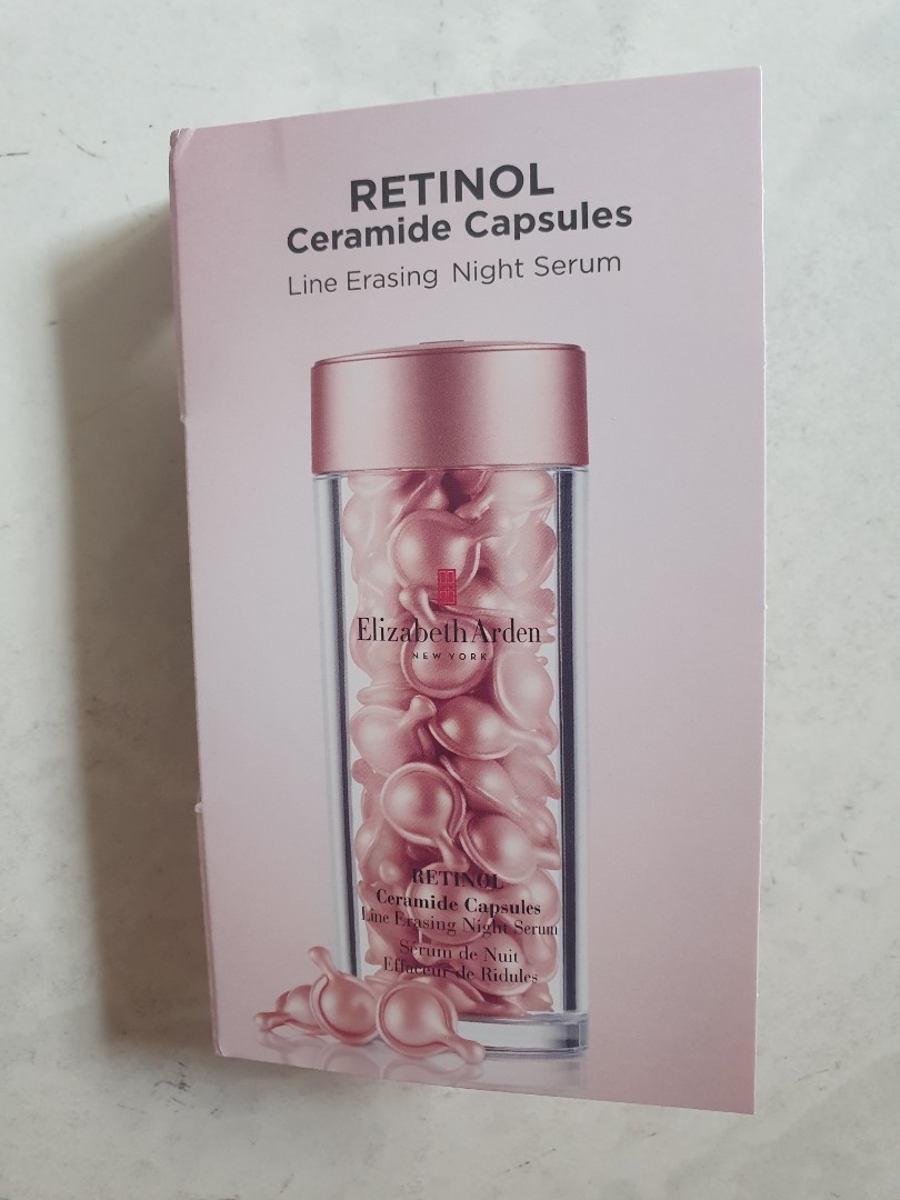 Elizabeth Arden Retinol ceramic (pink) capsules, Beauty & Personal Care ...