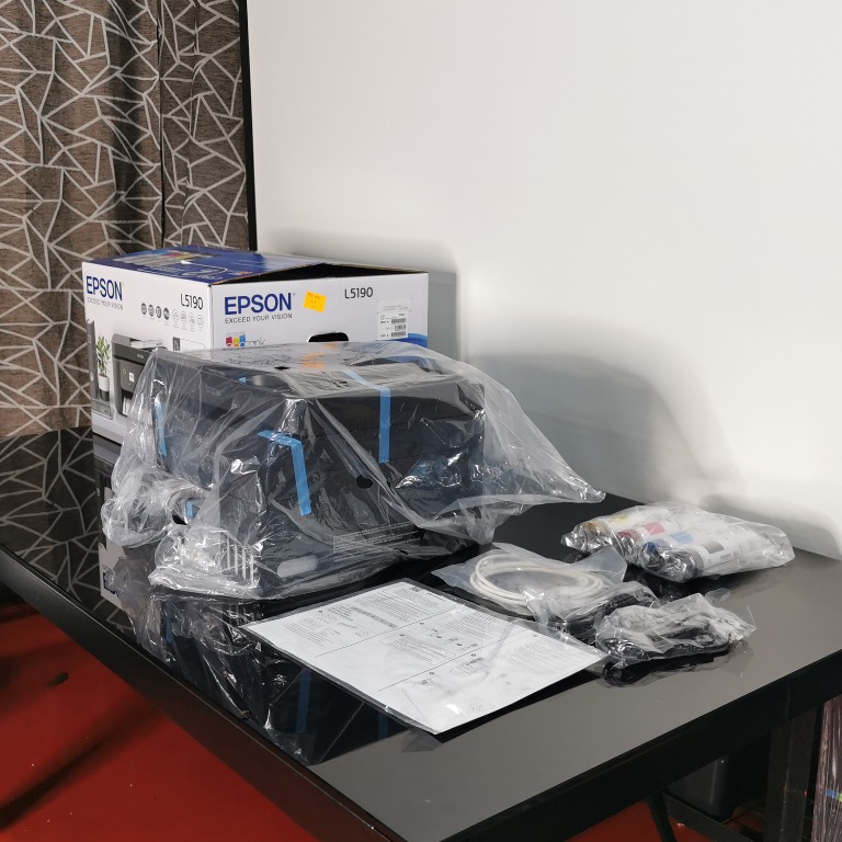 Epson L5190 Wi-Fi All-in-One Ink Tank Printer with ADF, Computers ...