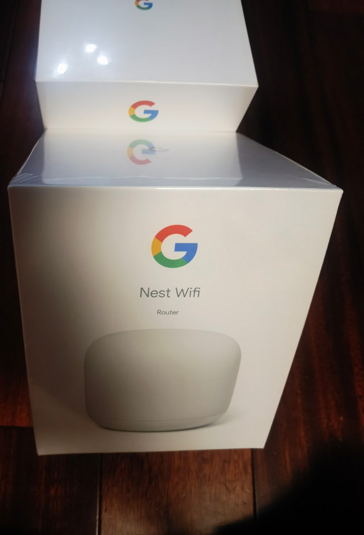 BNIB Google Nest Wifi Router + Add-on point (bundle) #mesh #Google ...