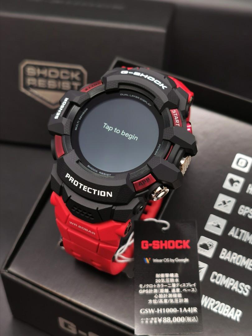 Gshock casio GSW-H1000-1A4, 手提電話, 智能穿戴裝置及智能手錶 - Carousell
